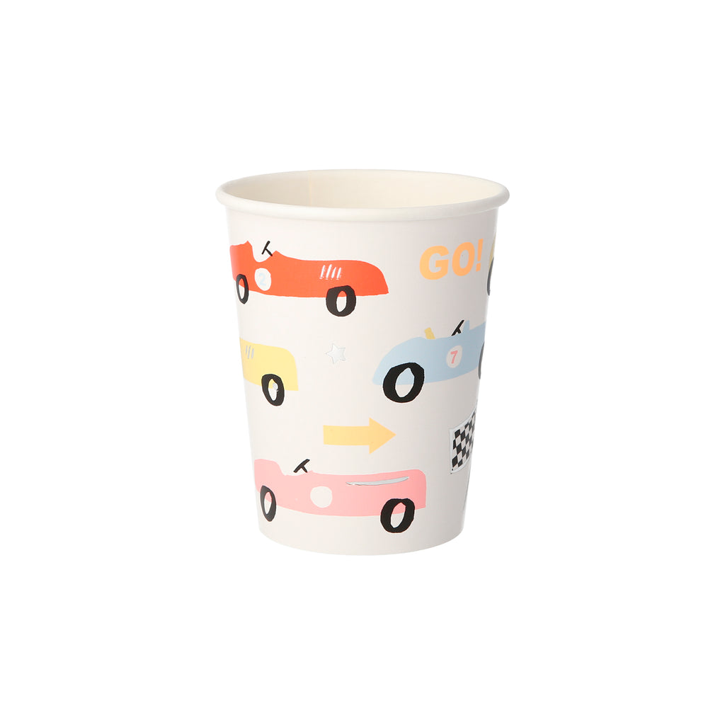 Race Car Party Cups – BAM Party and Events