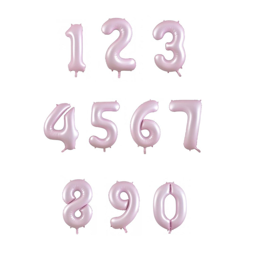 Pastel Pink Number Balloon for Birthdays & Celebrations | Australia ...