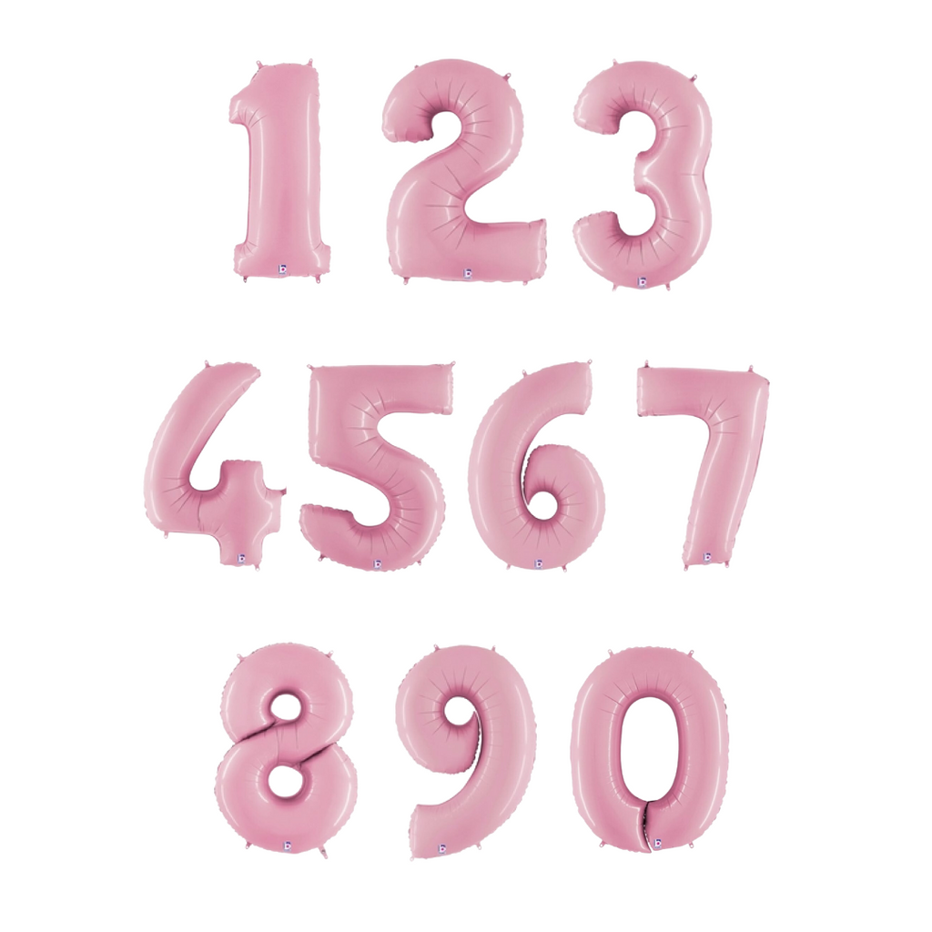 Giant Pastel Pink Number Balloon (discontinued) – BAM Party and Events