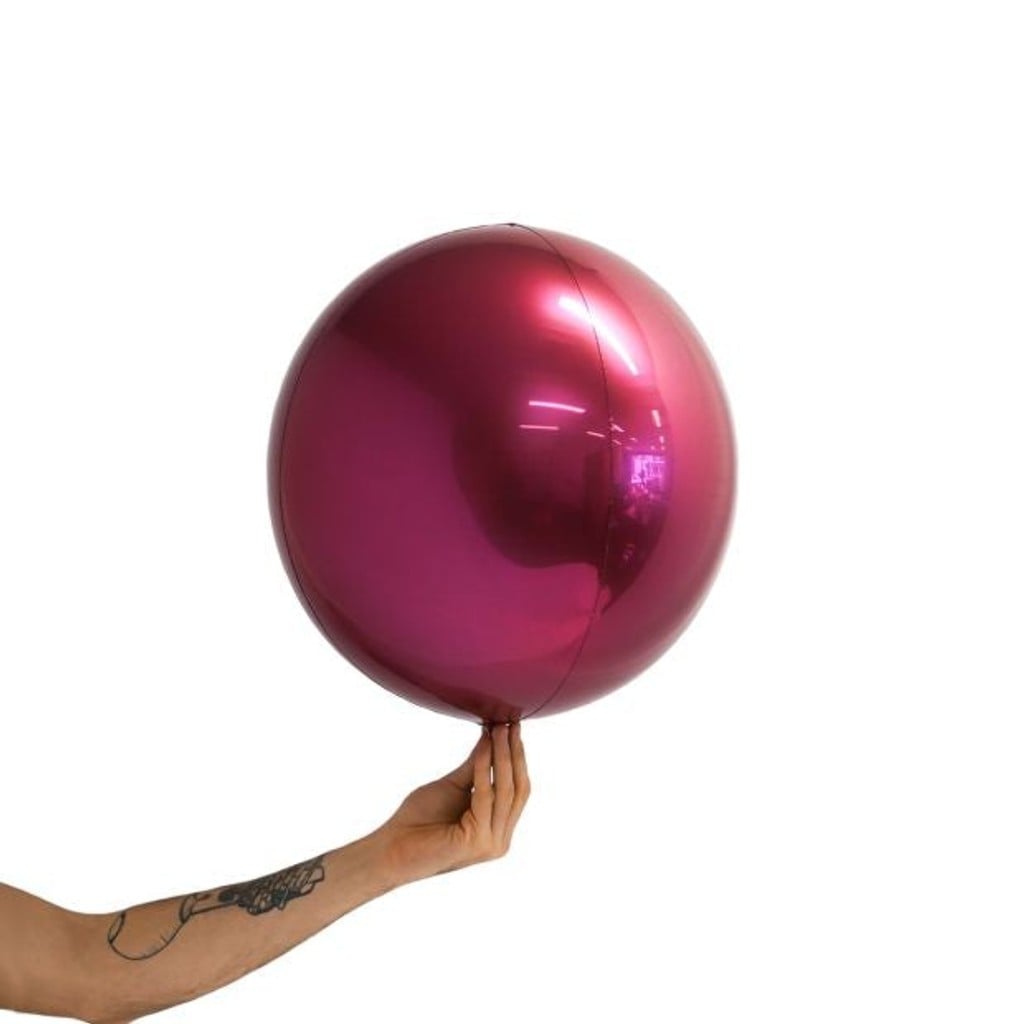 Metallic Burgundy 35cm Loon Ball – BAM Party and Events